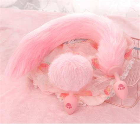 Luxury Paw Print Tail Plug Set Ddlg Playground