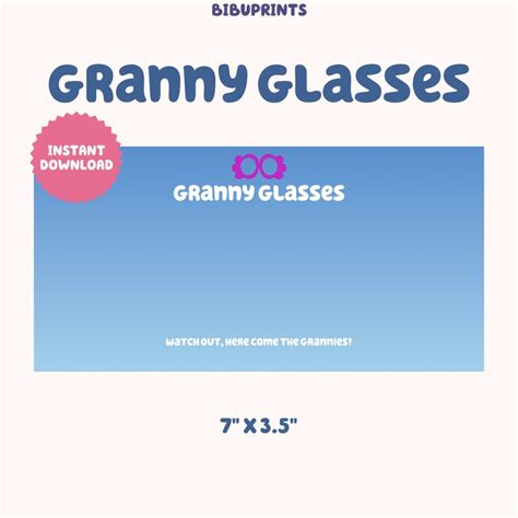 Bluey Party Favor Glasses Etsy