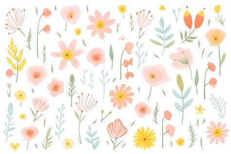 Cute Daisy Pattern Desktop Wallpaper Images Free Photos Png Stickers Wallpapers