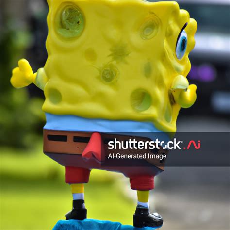 Photo Spongebob Back View Ai Generated Image 2253953839 Shutterstock