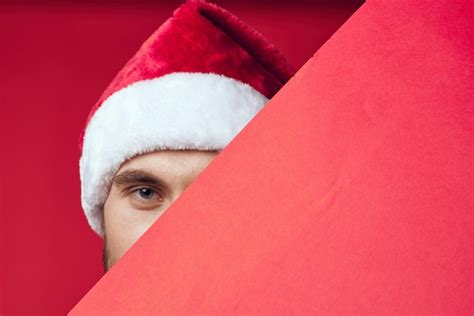 Premium Photo Portrait Of Man With Red Face
