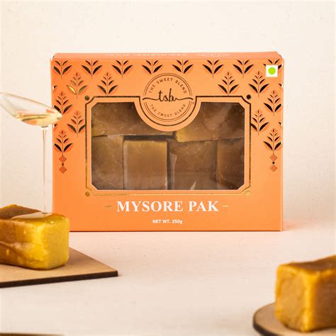 Buy Mysore Pak Box Of 250 Gm The Sweet Blend