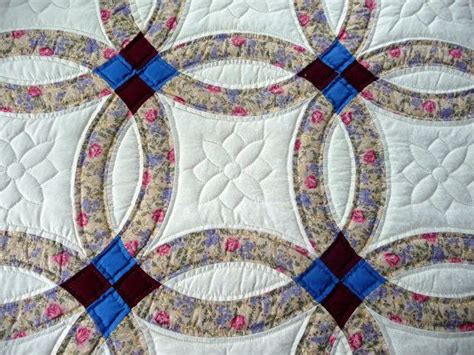 Traditional Amish Double Wedding Ring Quilt By Quiltsbyamishspirit