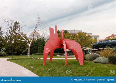 Sculpture Garden National Gallery Of Art Washington Dc Editorial