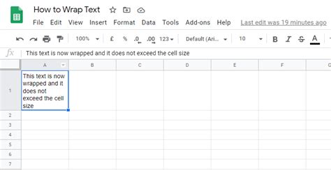 C Mo Ajustar R Pidamente El Texto En Las Hojas De Google Recurso