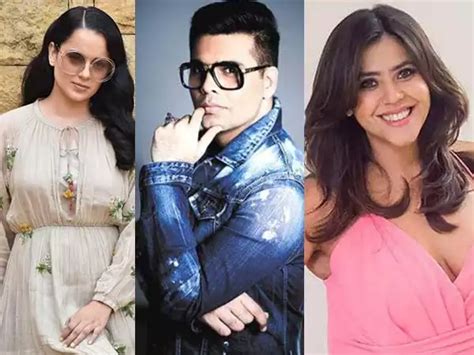 Kangana Ranaut Karan Johar Ekta Kapoor In The List Of Awardees For The Padma Shri Awards