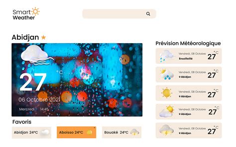 Weather App Ux Ui On Behance