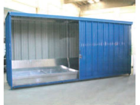 Conteneur De Stockage Avec Un Niveau Et Bac De R Tention Contact Eurotherm