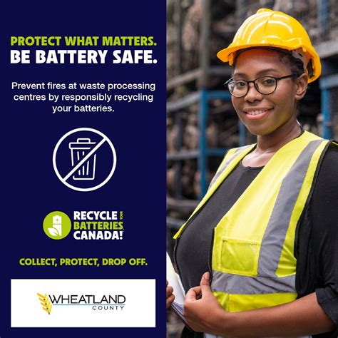 New Battery Recycling Program At Wheatland County Wheatland County