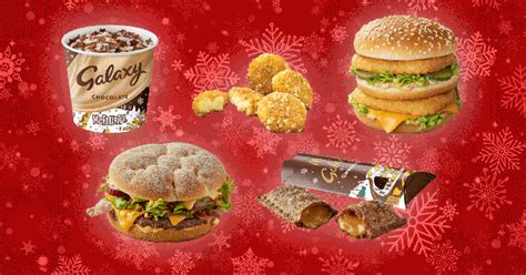 The Mcdonalds Christmas Menu Including The Chicken Big Mac Is Here