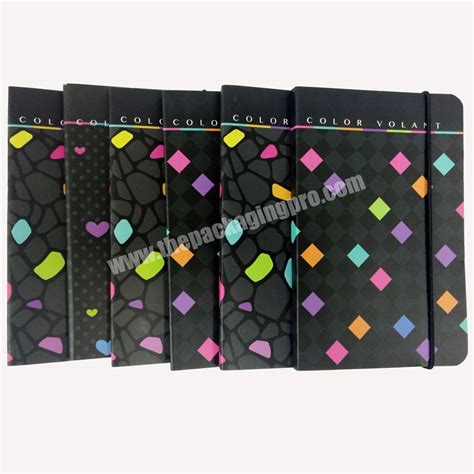 Promotional Eco Friendly Notebook Custom Diary With Colorful Pages