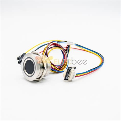 R503 Capacitive Fingerprint Module Sensor Scanner Circular Round Two Color Ring Indicator Led