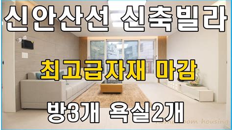 신안산선신축빌라 달미역 역세권 선부동 라무스 분양 Youtube