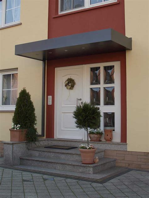 Haustüren And Vordächer Aus Alu Planung Fertigung And Bau Metam