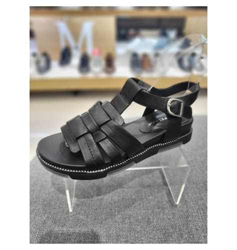 미소페아울렛여성 피셔맨 스타일 캐쥬얼 샌들 712324004 블랙 3cm 티몬