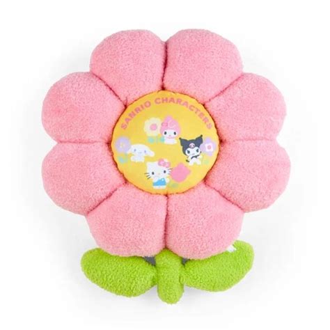 小禮堂 Sanrio 三麗鷗 花朵造型抱枕 一直走花路吧 文創小物 Yahoo奇摩購物中心