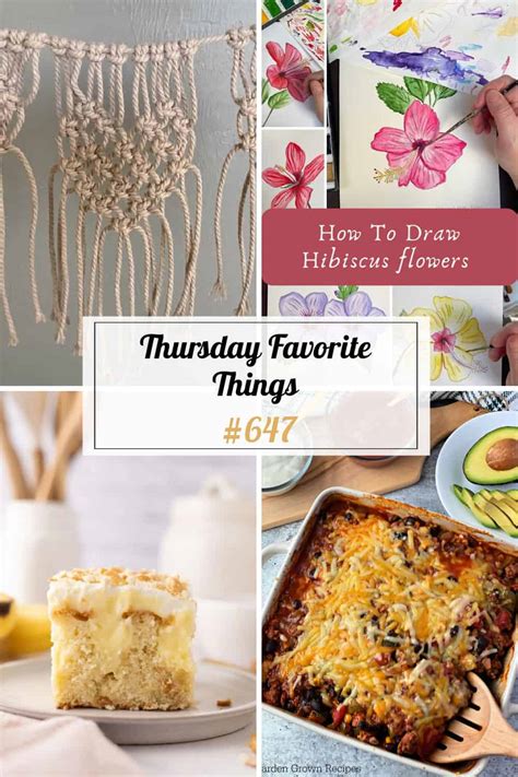 Thursday Favorite Things 647 An Artful Mom