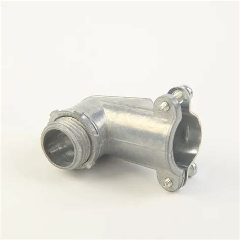 Zinc Die Casting Bx Flexible Squeeze Connector Straightangle Type Bx