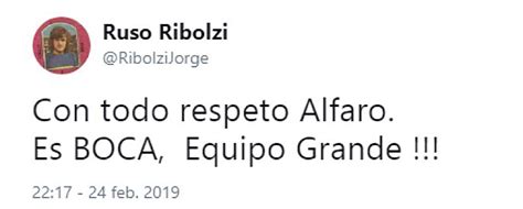 Equipo Grande Un Histórico De Boca Apuntó Contra Alfaro Por Su