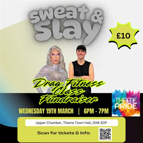 Rescheduled Drag Fitness Class Thame Pride