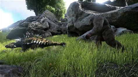 Ark Survival Evolved Zähmbarer Riesenaffe Und Tauchausrüstung