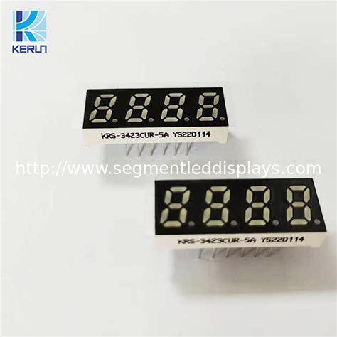 032 Inch Common Cathode 4 Digit Fnd Led 7 Segment Display