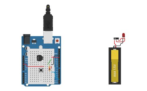Circuit Design Button Tinkercad