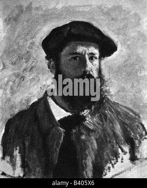 Claude Monet 1840 1926 Self Portrait In Beret Painting In Oil On