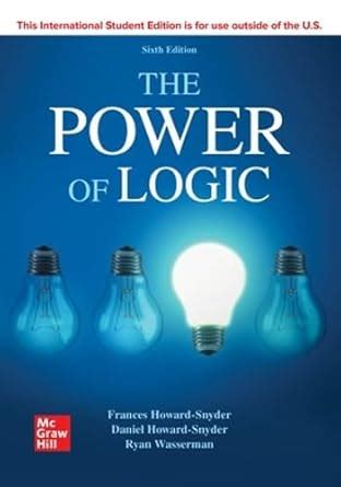 The Power Of Logic Howard Snyder Daniel Howard Snyder Frances