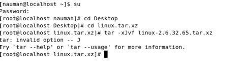 Rhel How To Untar File In Linux Red Hat Unix Linux Stack Exchange