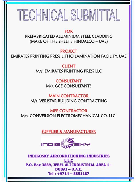Aluminium Cladding Submittal Pdf Duct Flow Sheet Metal