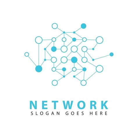 Modèle De Conception De Logo De Connexion Technologique Vecteur Premium