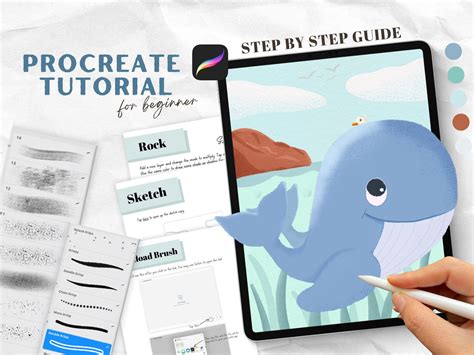 Step By Step Procreate Drawing Guide With Layered Art Files Digital Art