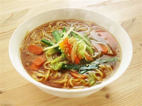 「野菜と麺をゆでるだけ♪ ゆで野菜インスタントラーメン」 Recipe Ethnic Recipes Vegetable Ramen
