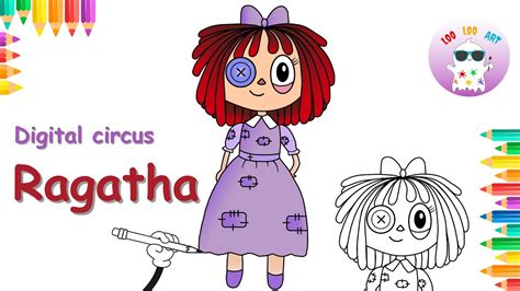 How To Draw The Amazing Digital Circus How To Draw Ragatha Youtube