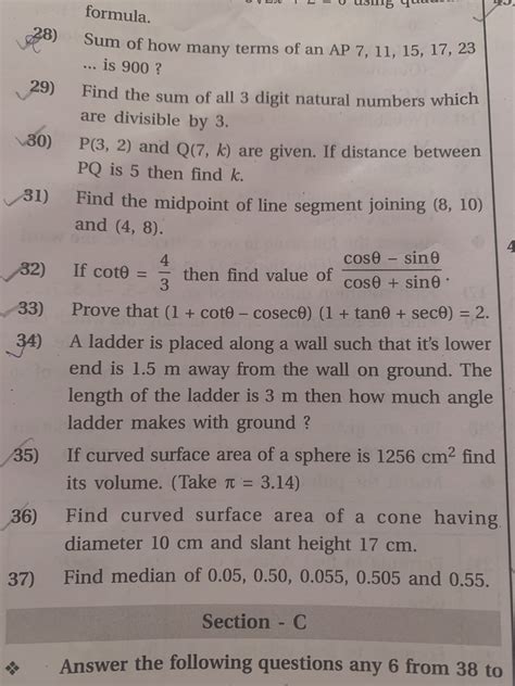 Formula28 Sum Of How Many Terms Of An Ap 711151723 Is 900 29