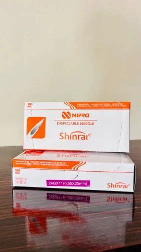 Nipro Shinrai Disposable Needle Size 24g At ₹ 2 3 Piece In Shirwal