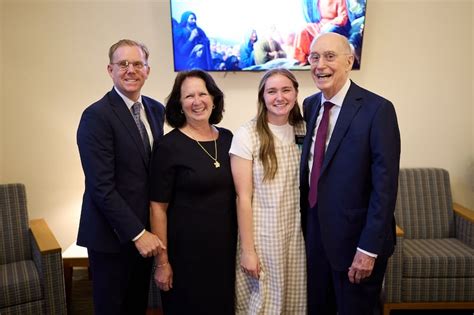 President Eyring Meets With Missionary Granddaughter At Mtc Church News