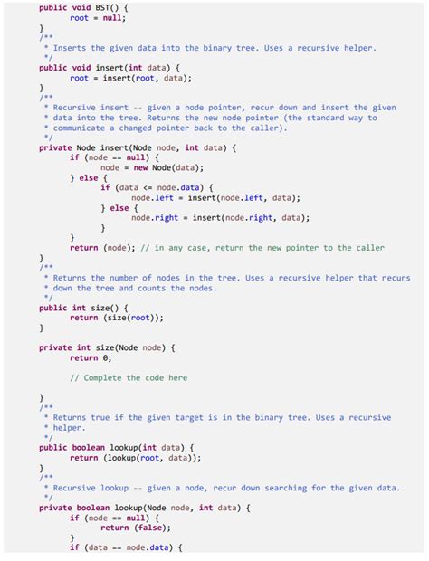 solved file testbst java public class testbst { public