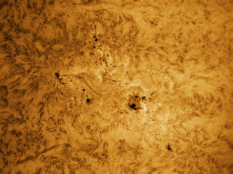 Sun Spots Imaging Solar Stargazers Lounge