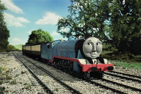 Thomas The Tank Engine Train Lineup Thomas James And Percy Thomas