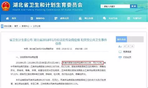 【小葵花·健康】这些病，人们要当心！湖北发布传染病疫情52人死亡！
