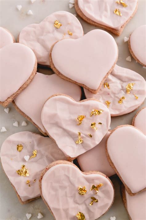 Raspberry Sugar Cookies With Royal Icing ~sweet And Savory