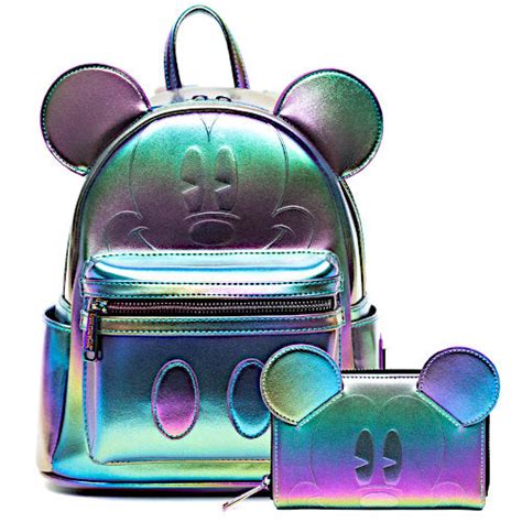 Exclusive Drop Loungefly Disney Mickey Mouse Oil Slick Mini Backpack