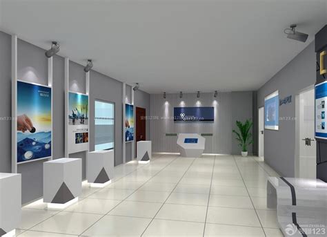 现代风格展厅布置装修样板 装信通网效果图