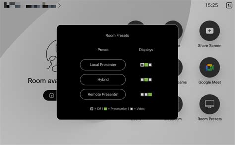 Github Wxsd Salesroom Presets Macro This Webex Device Macro Lets You Easily Configure Your