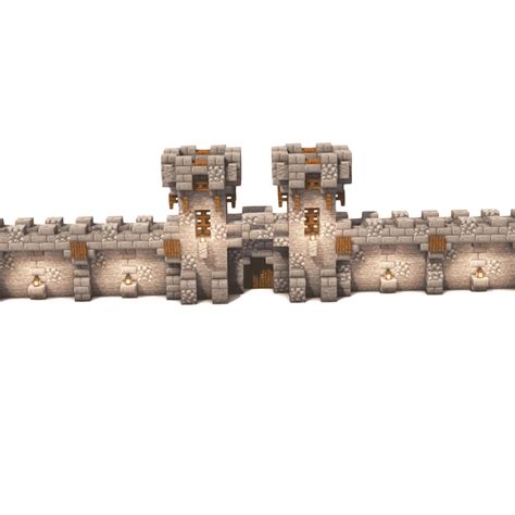 Minecraft Medieval Castle Walls