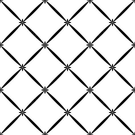 Vector Seamless Geometric Monochrome Pattern Background Wallpaper Background Grid Background