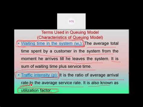 Operation Research Queuing Model Types Terms Kendall S Notation
