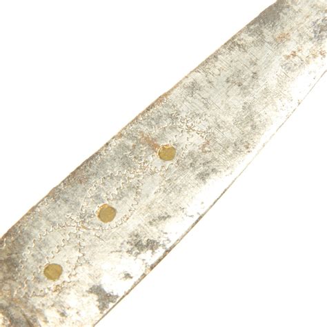 Original Spanish 18th Century Bone Hilted Assassins Dagger With Leath